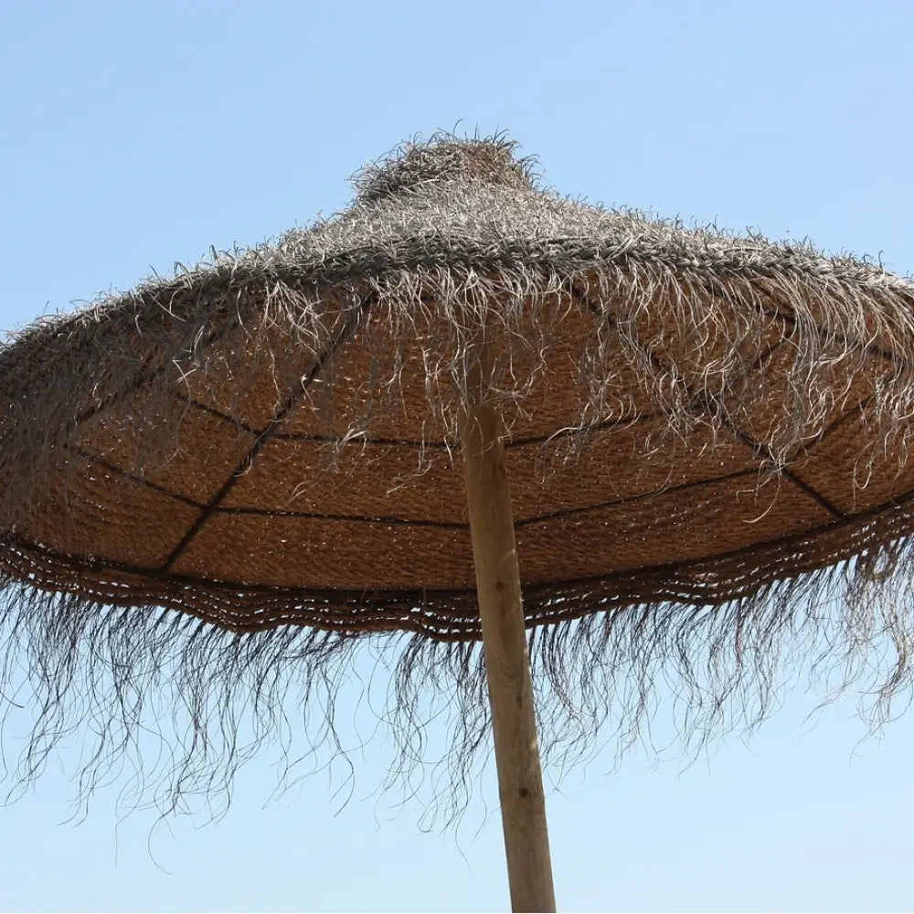 Rieten Parasol Costa - Hoogwaardige Horeca Strand Parasol